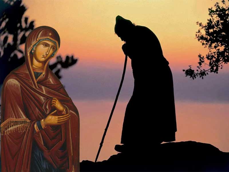 Ο Μοναχός Παρακαλούσε Να Δει Την Παναγία